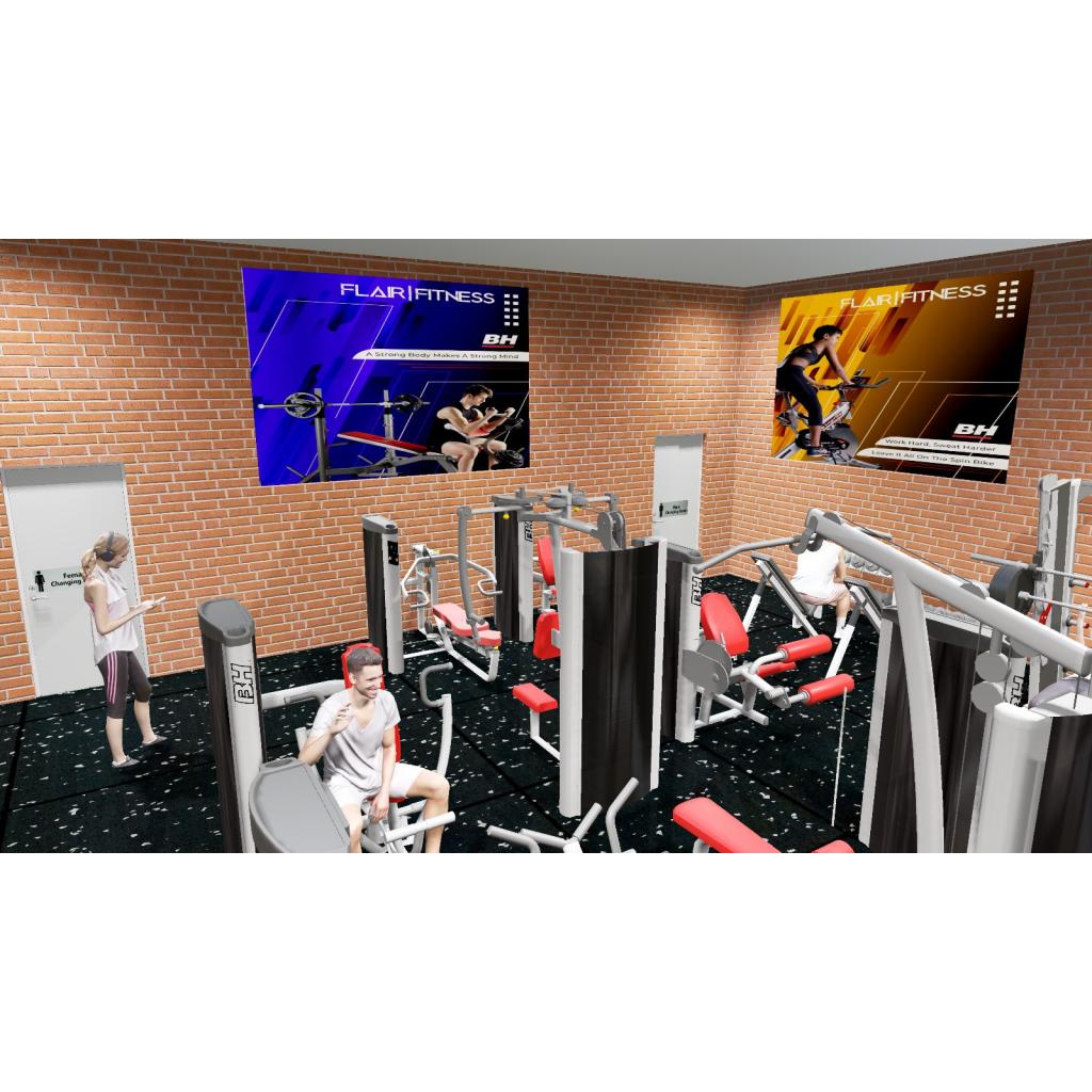 3D GYM DESIGN - LET US CREATE YOUR GYM