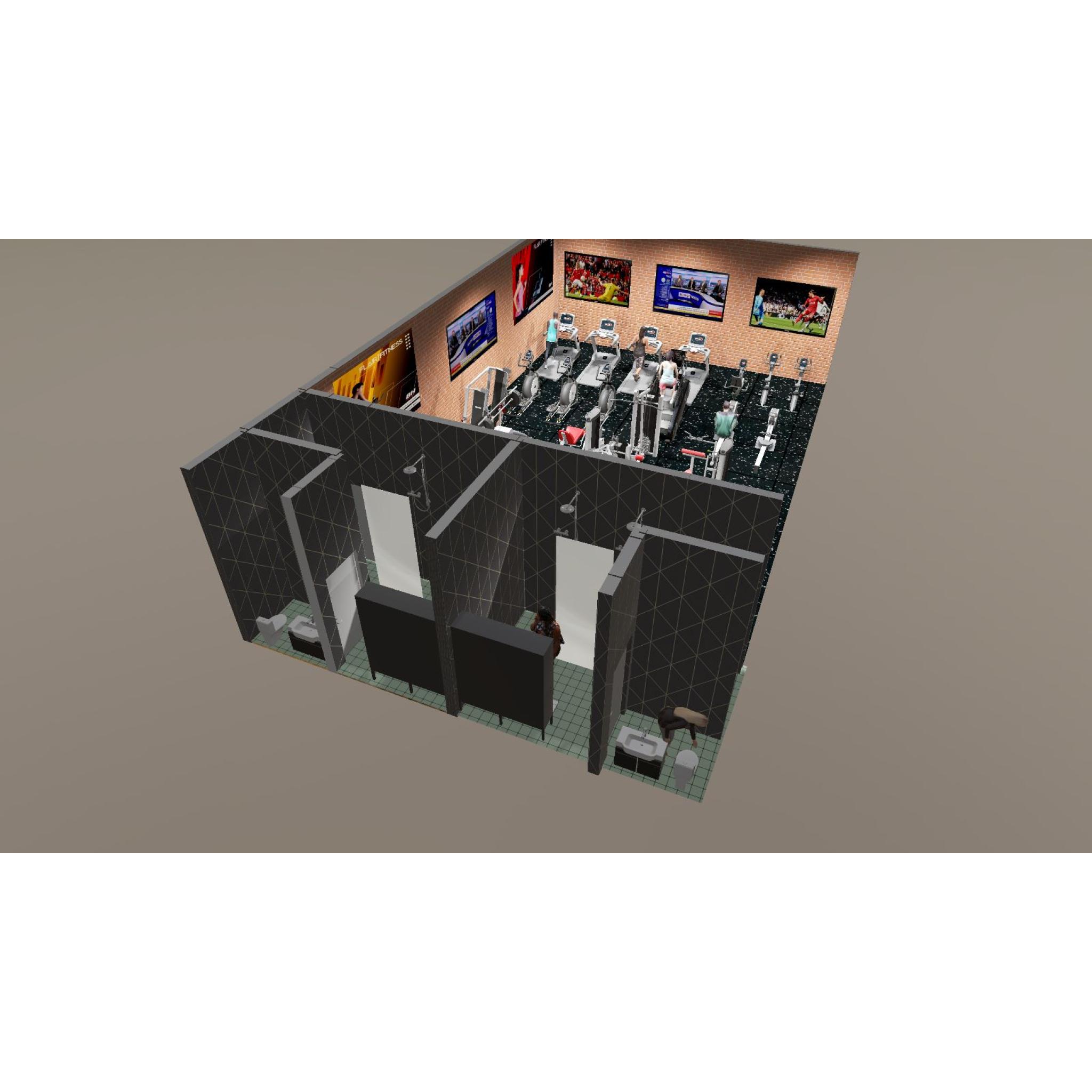 3D GYM DESIGN - LET US CREATE YOUR GYM