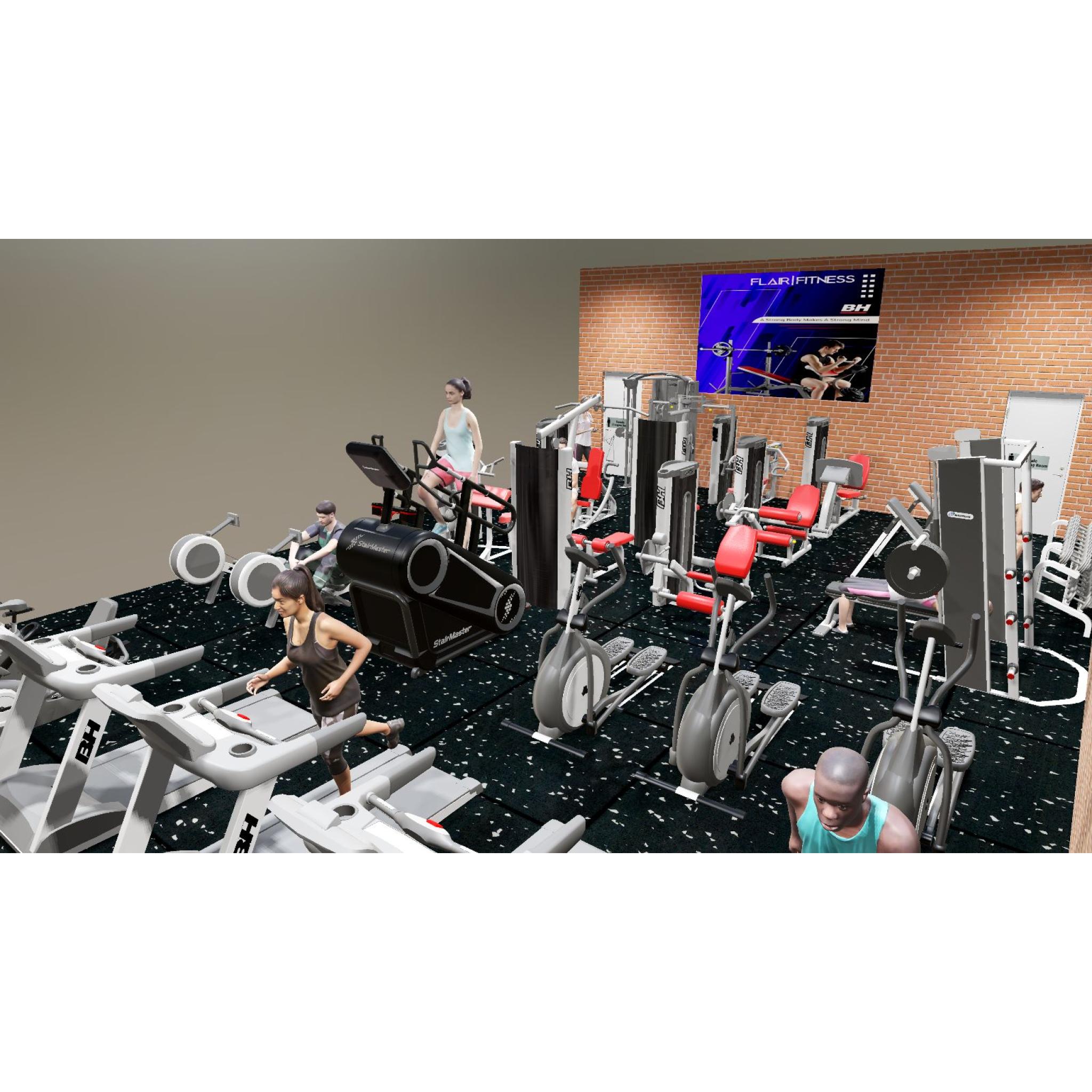 3D GYM DESIGN - LET US CREATE YOUR GYM