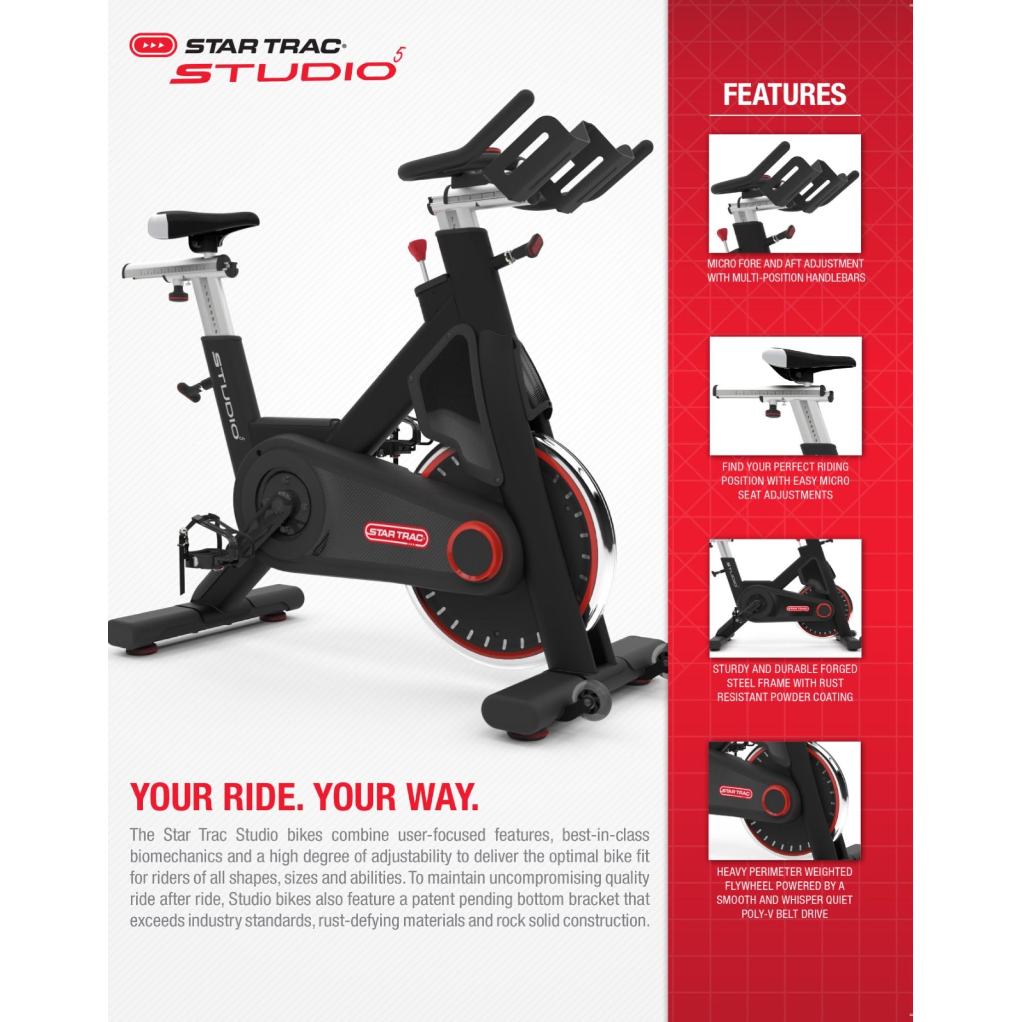 Star Trac Studio 5 Indoor Bike - Refurbished